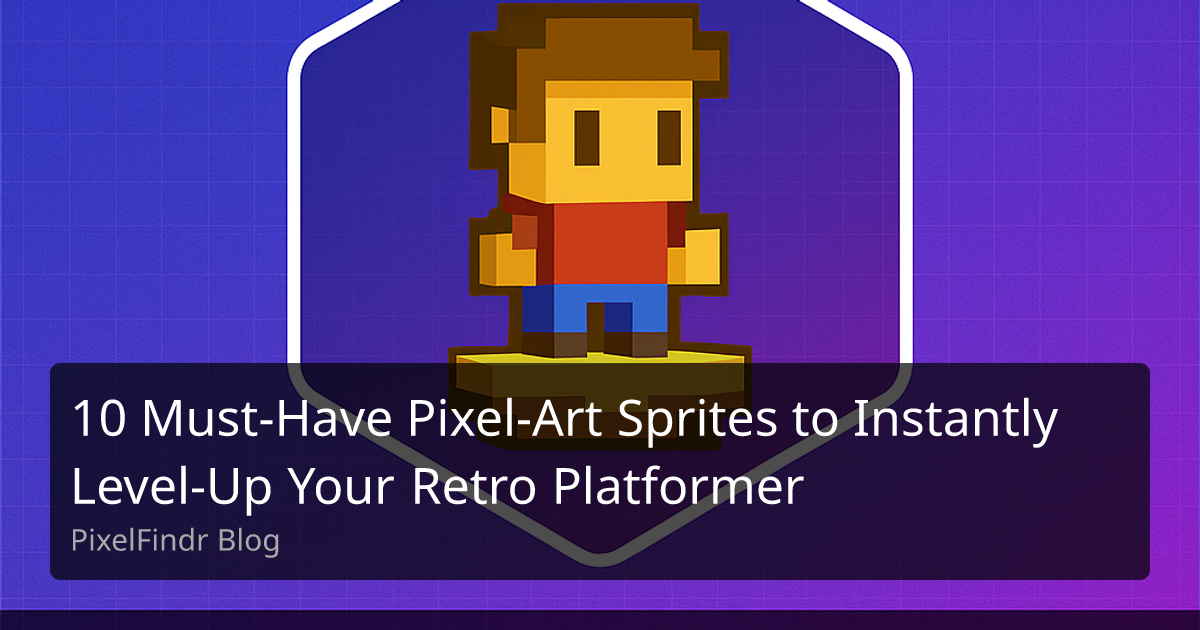 10 Must‑Have Pixel‑Art Sprites to Instantly Level‑Up Your Retro Platformer