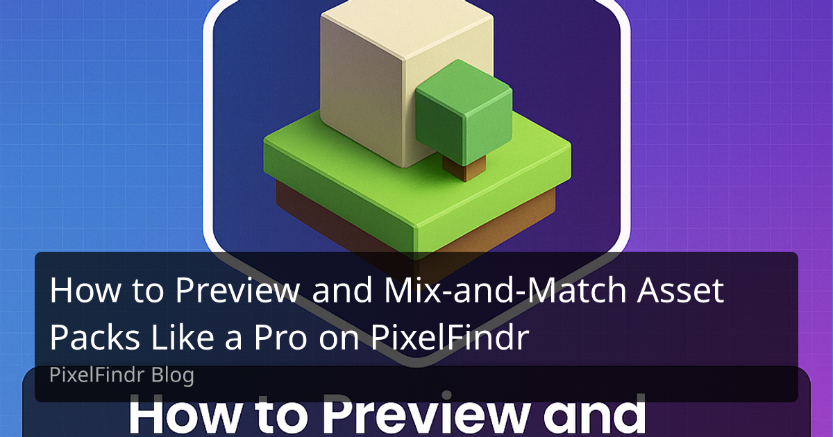 How to Preview and Mix‑and‑Match Asset Packs Like a Pro on PixelFindr